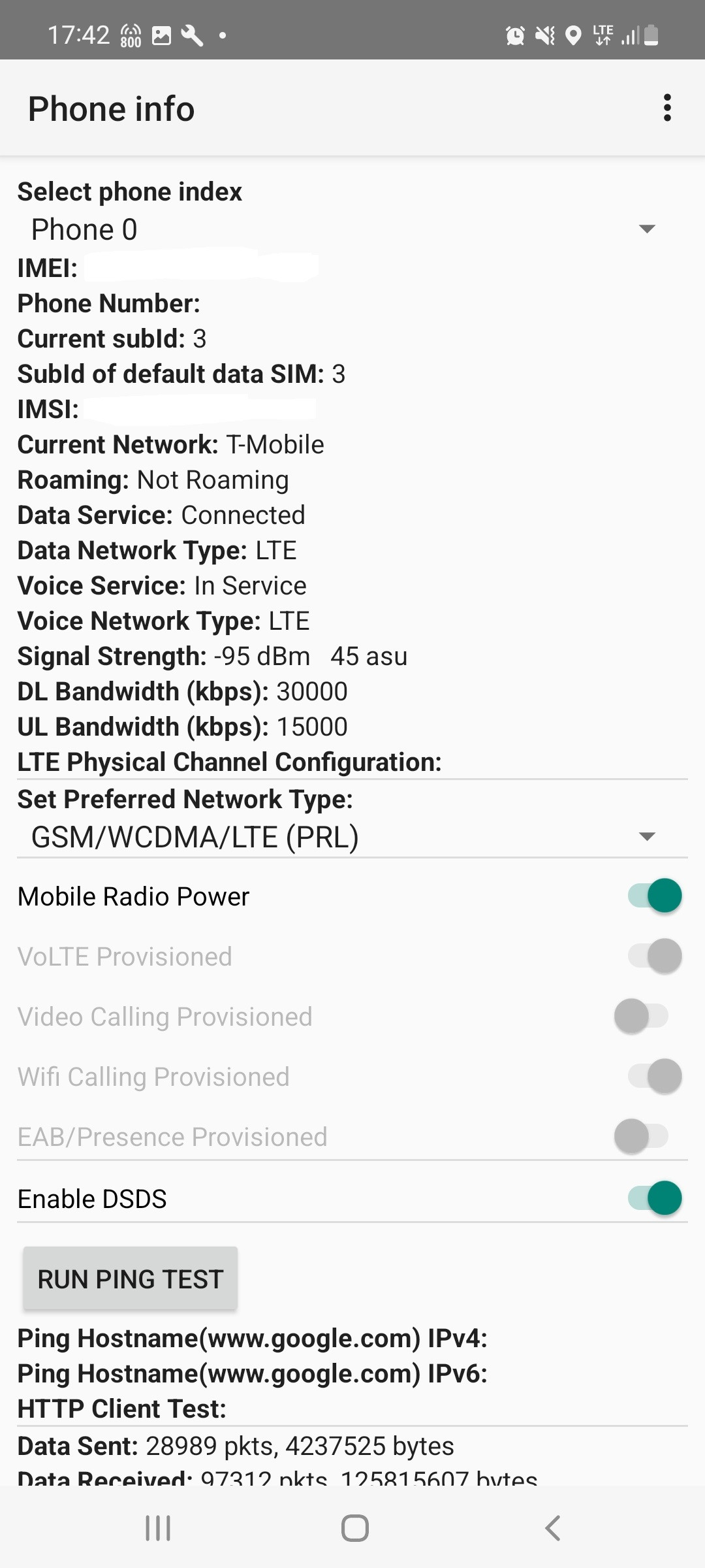 Lokalizacja ZTE MF258K pomiędzy dwoma BTS-ami vs. odizolacja oraz wybór ...