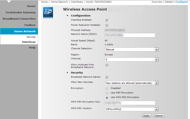 Technicolor TG589vn - sieć wifi dostępna brak internetu.
