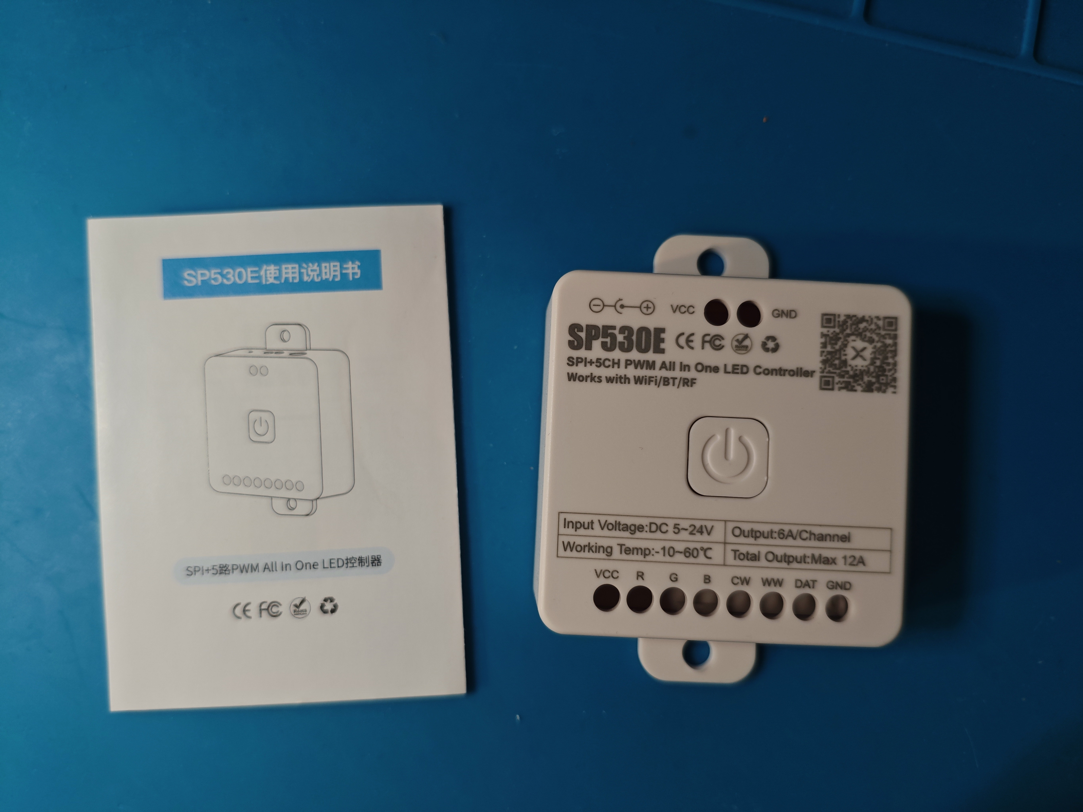 Exploring SP530E 5CH PWM+SPI LED Controller with OpenESP on ESP32-C3