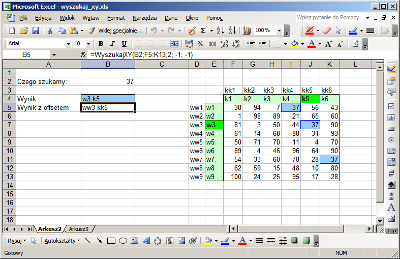 Jak odczytać dane z Excela do formularza VB na podstawie liczby w ...