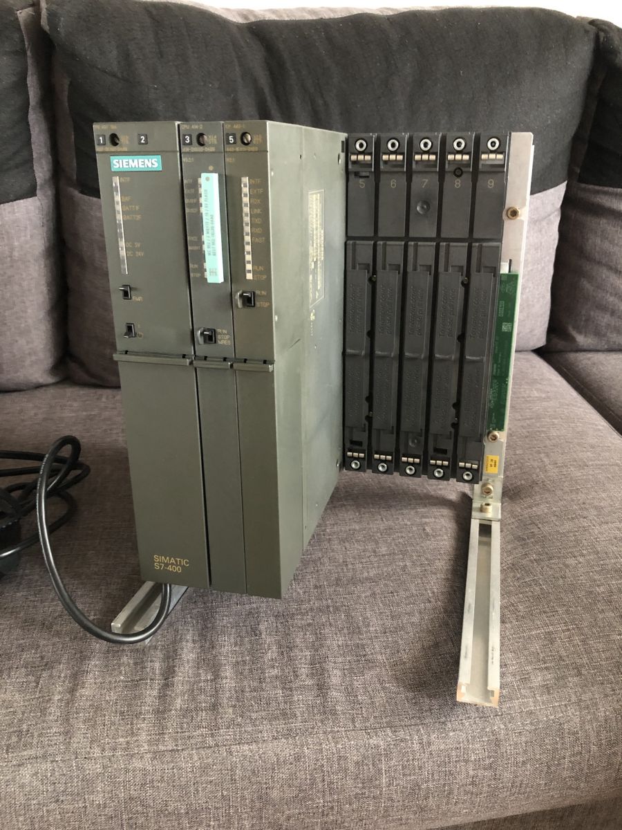 [Sprzedam] Komplet Simatic Siemens S7-400 + ustawnik, leżak magazynowy