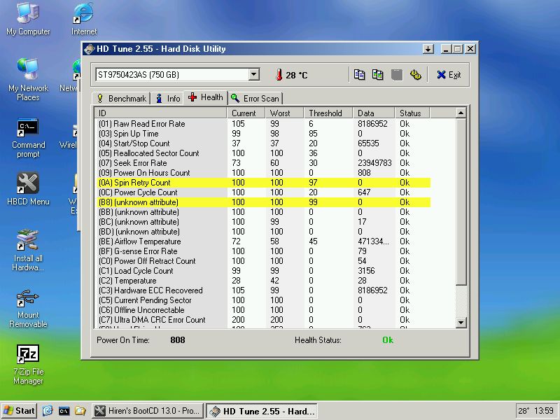Seagate, Hitachi - Ocena stanu technicznego dysków HDD, czy są sprawne?