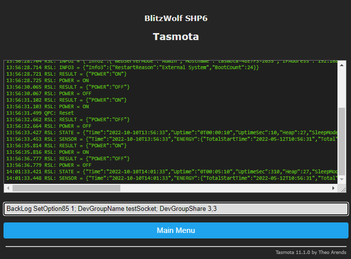Tasmota Device Groups - connection of OpenBeken (BK7231T / BK7231N ...