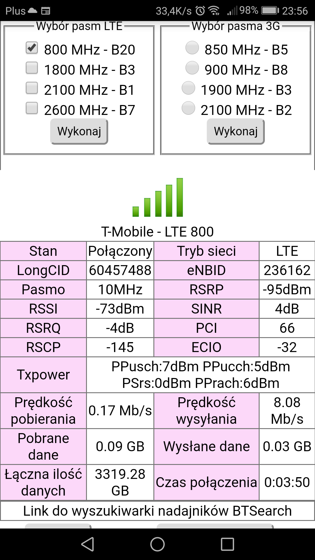 Jaki internet LTE do użytku domowego Bts Markowice, Śląskie.