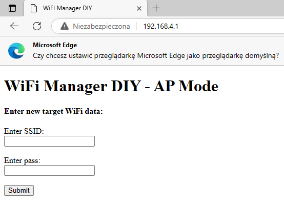 Arduino R4 WiFi - simple DIY WiFiManager - pairing with network, saving ...