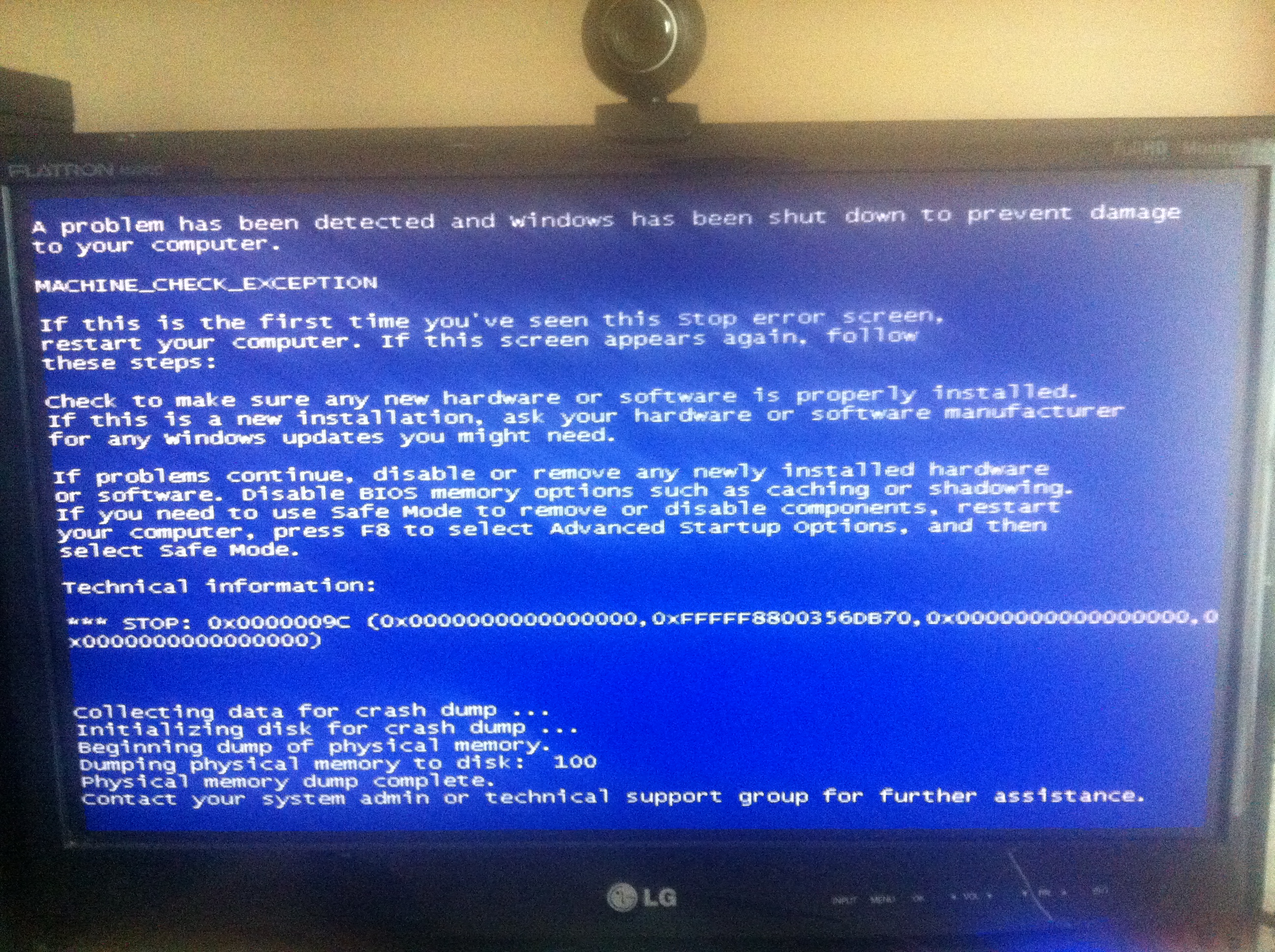 BSoD w Windows 7 Ultimate po OC i5 3570K 4.4 GHz na Asus Maximus V Gene ...