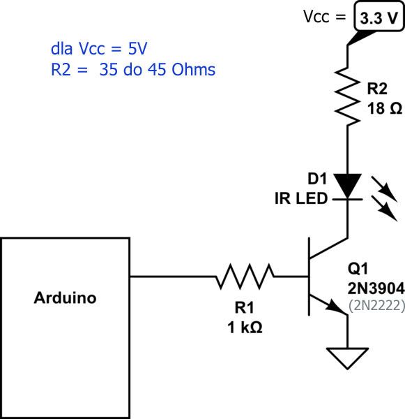[Rozwiązano] Jak podłączyć i oprogramować moduł nadajnika IR 38kHz do ...