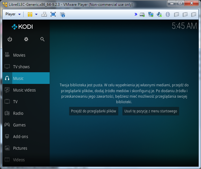 Jak uruchomić LibreELEC z obrazu .img.gz w VirtualBox?