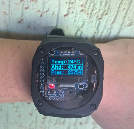 Smart watch z krokomierzem i kompasem na bazie Arduino (DIY)