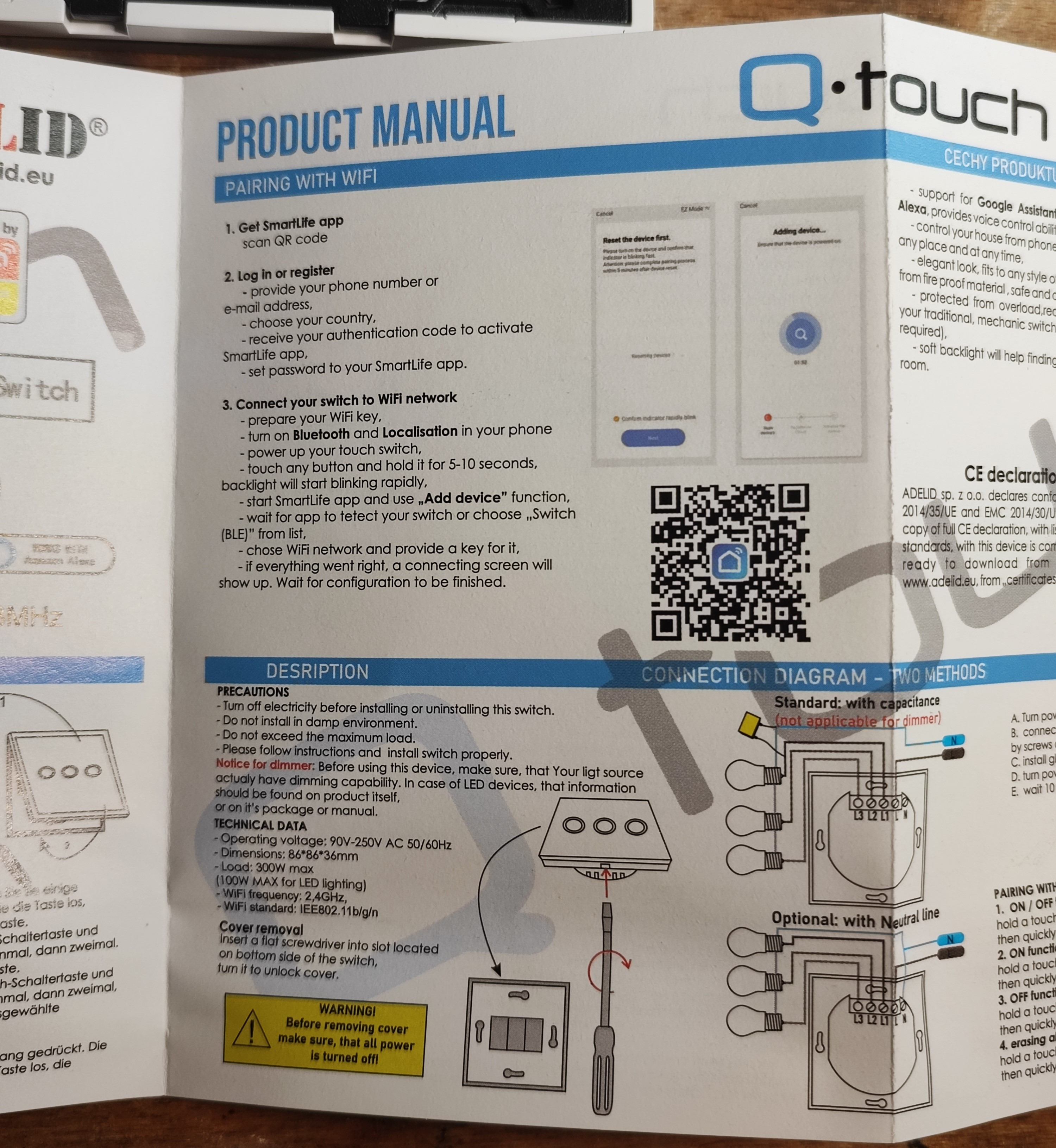 QTouch series of light switches with WiFi and RF - what has changed, are they still on ESP? [T34]