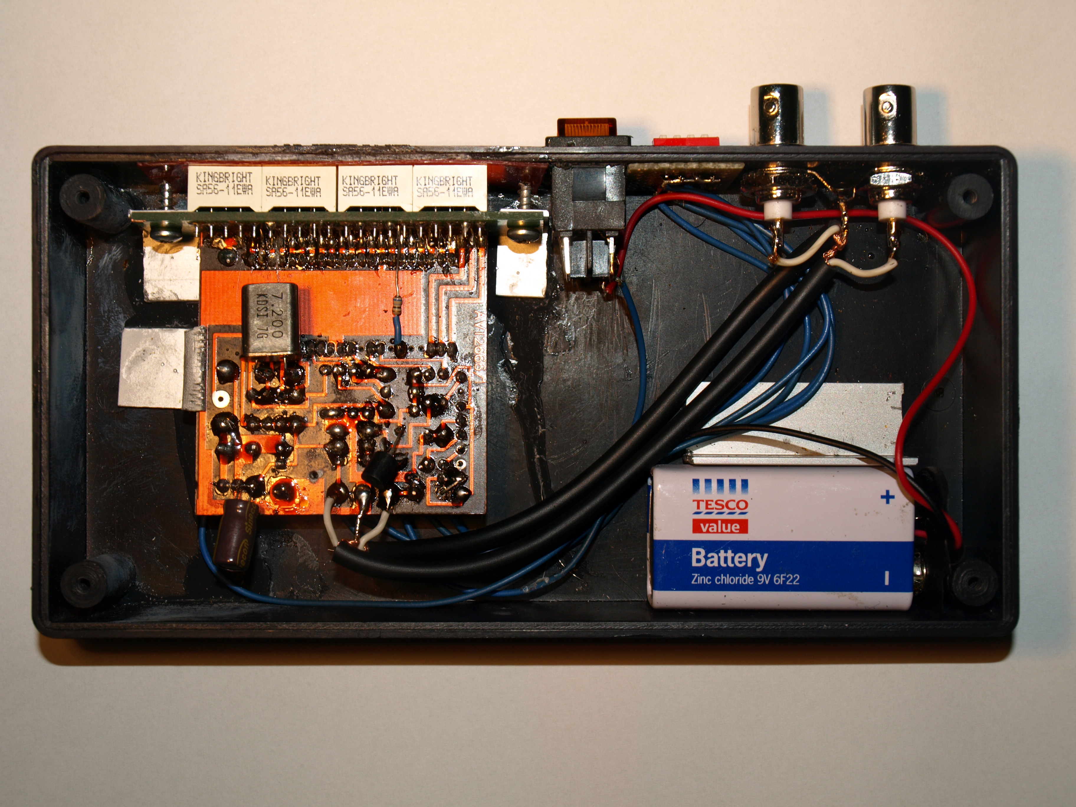 Prosty częstotliwościomierz radiowy na LC7265 i LB3500 - 2