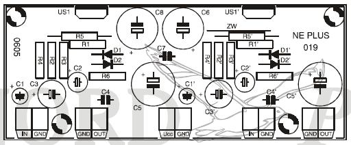 Jak zmostkować wzmacniacz TDA2030 2x15W i jakie napięcie zasilania użyć?