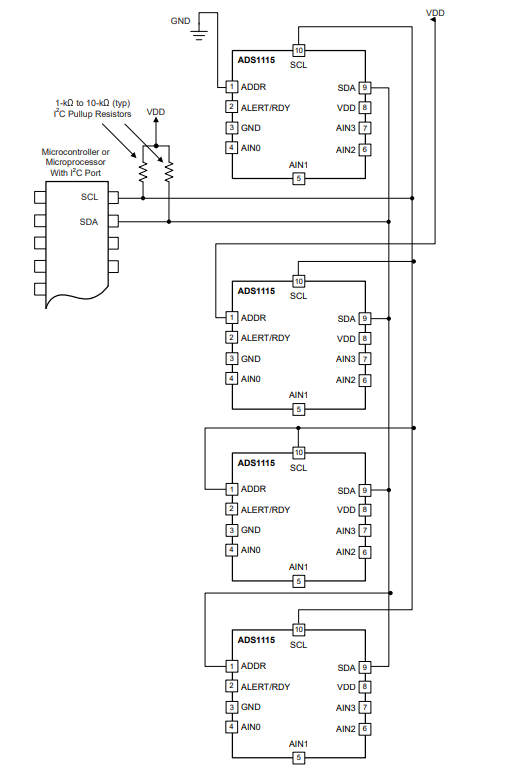 ADS1115 czyli przetwornik ADC 16-bit 4 kanały - Arduino, protokół ...