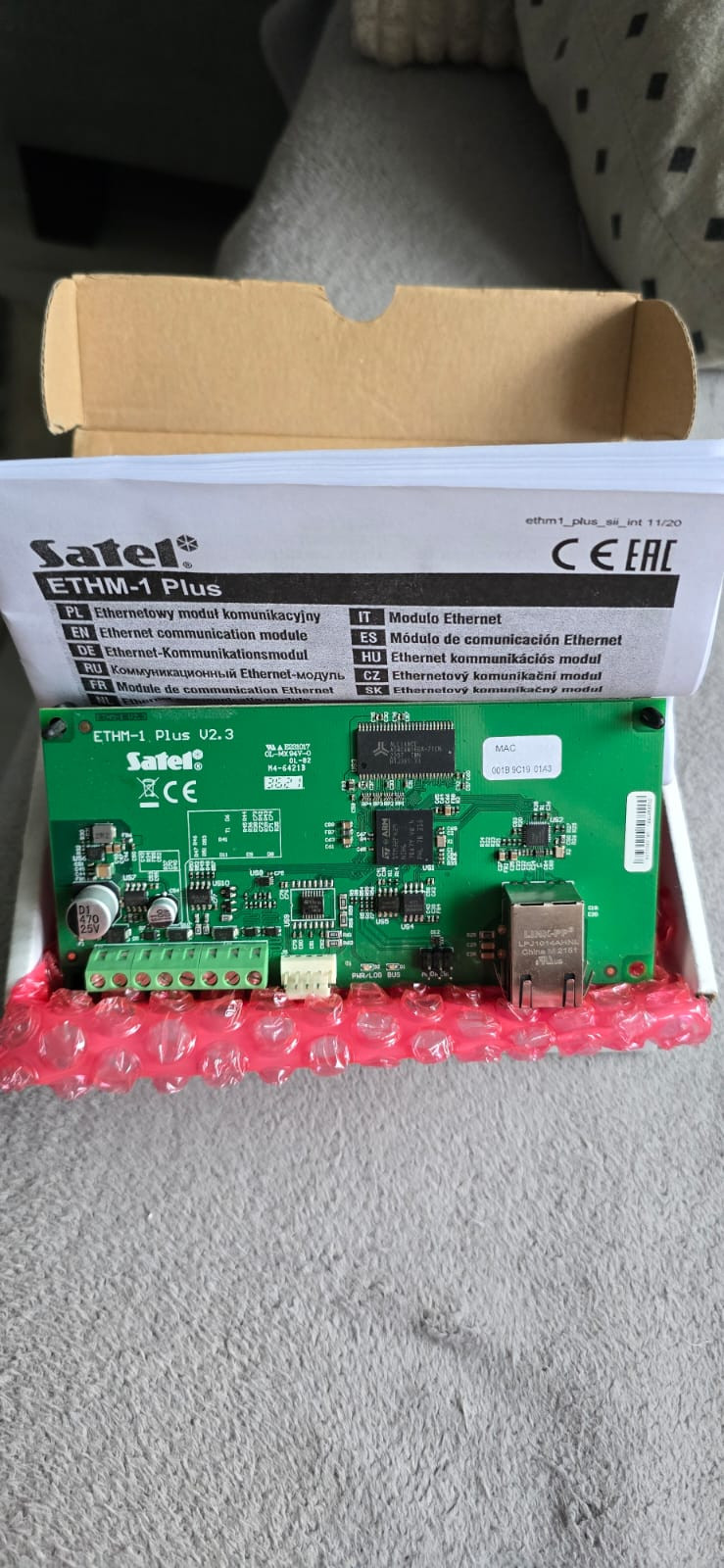 [Sprzedam] Moduł Satel ETHM-1 Plus - nowy - elektroda.pl