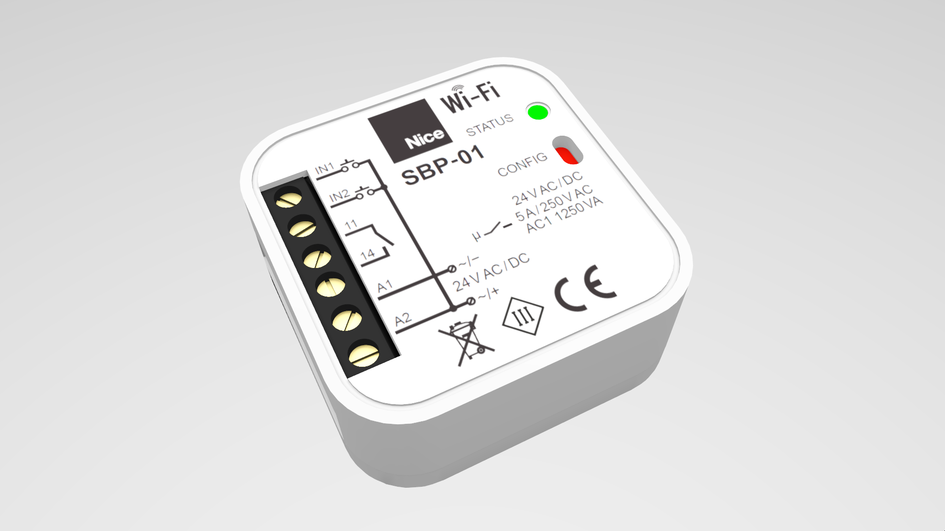 Jak podłączyć moduł WIFI SBP-001 do centrali NICE MCa2?