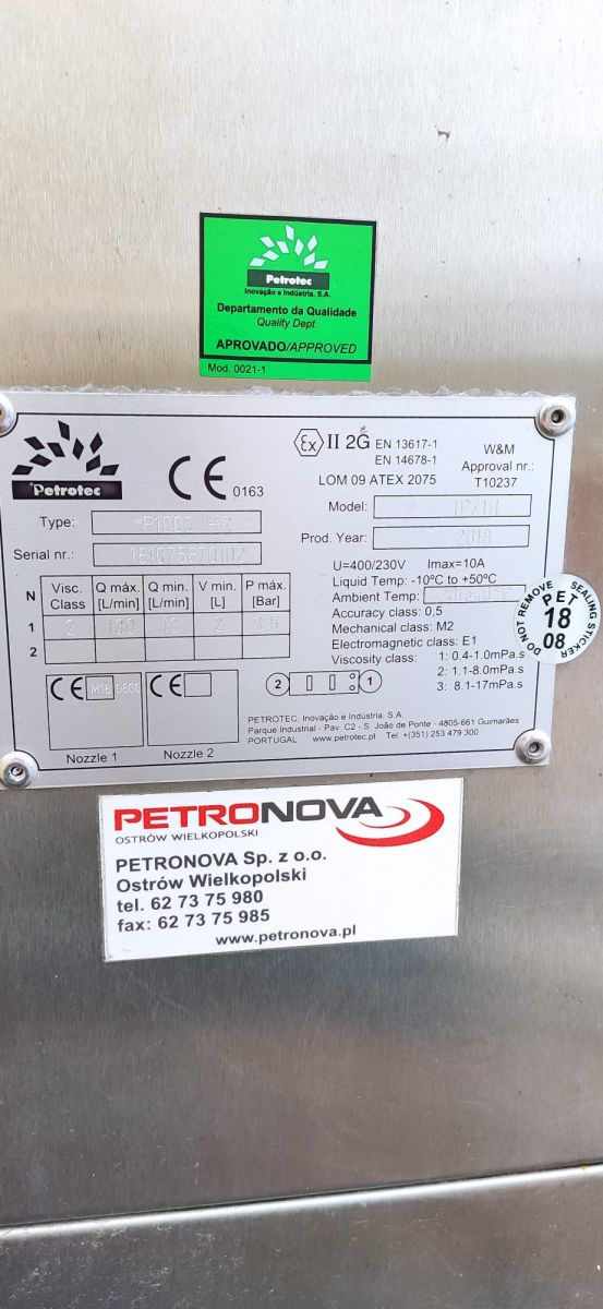 Dystrybutor paliwa PETROTEC P1000 jak podłączyć. - elektroda.pl