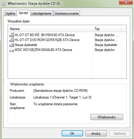 Jak wyłączyć nieznaną stację dysków I w Mój Komputer?
