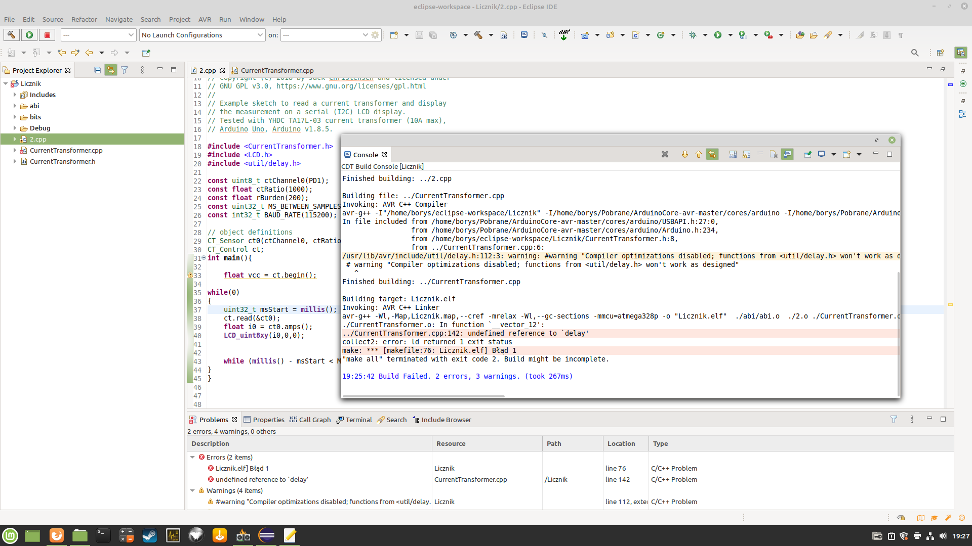 [Rozwiązano] Eclipse C++: Jak dodać bibliotekę CurrentTransformer do ...