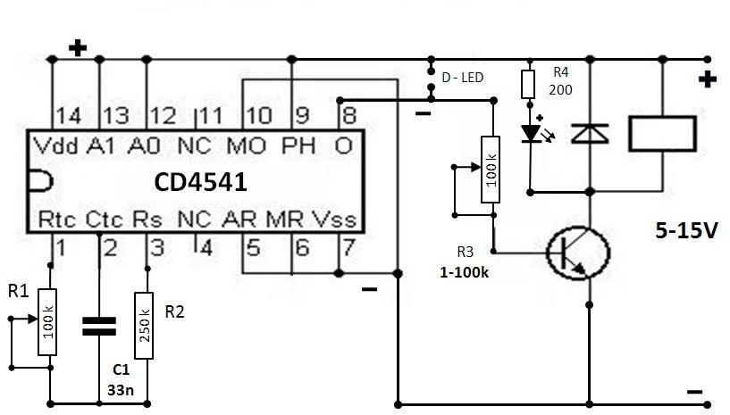 Odwrócenie trybu pracy układu w cyklicznym timerze na dwóch układach ...