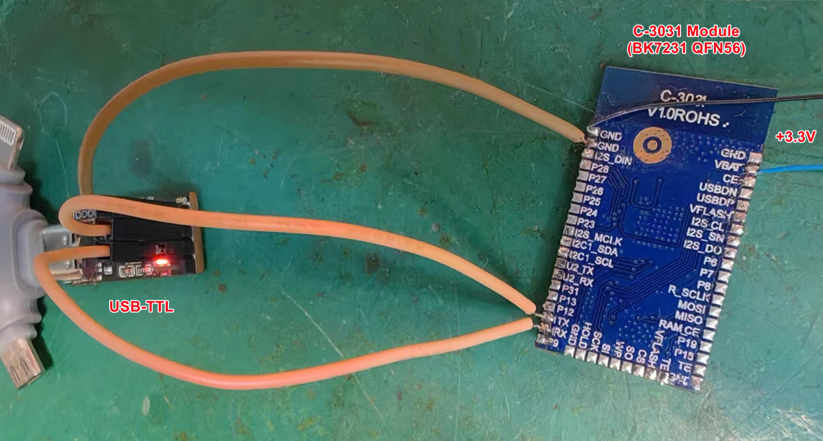 Using OpenBK7231T_App on BK7231 Chip of QFN56 C-3031 Module: Successful ...