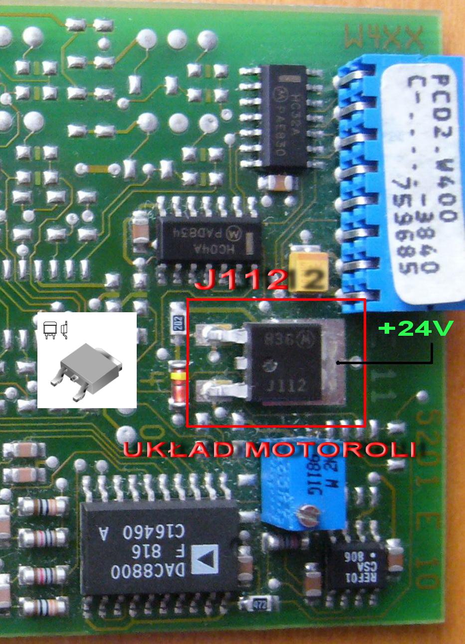 Rozpoznanie elementu J112 w nietypowej obudowie na płytce - TO-252?