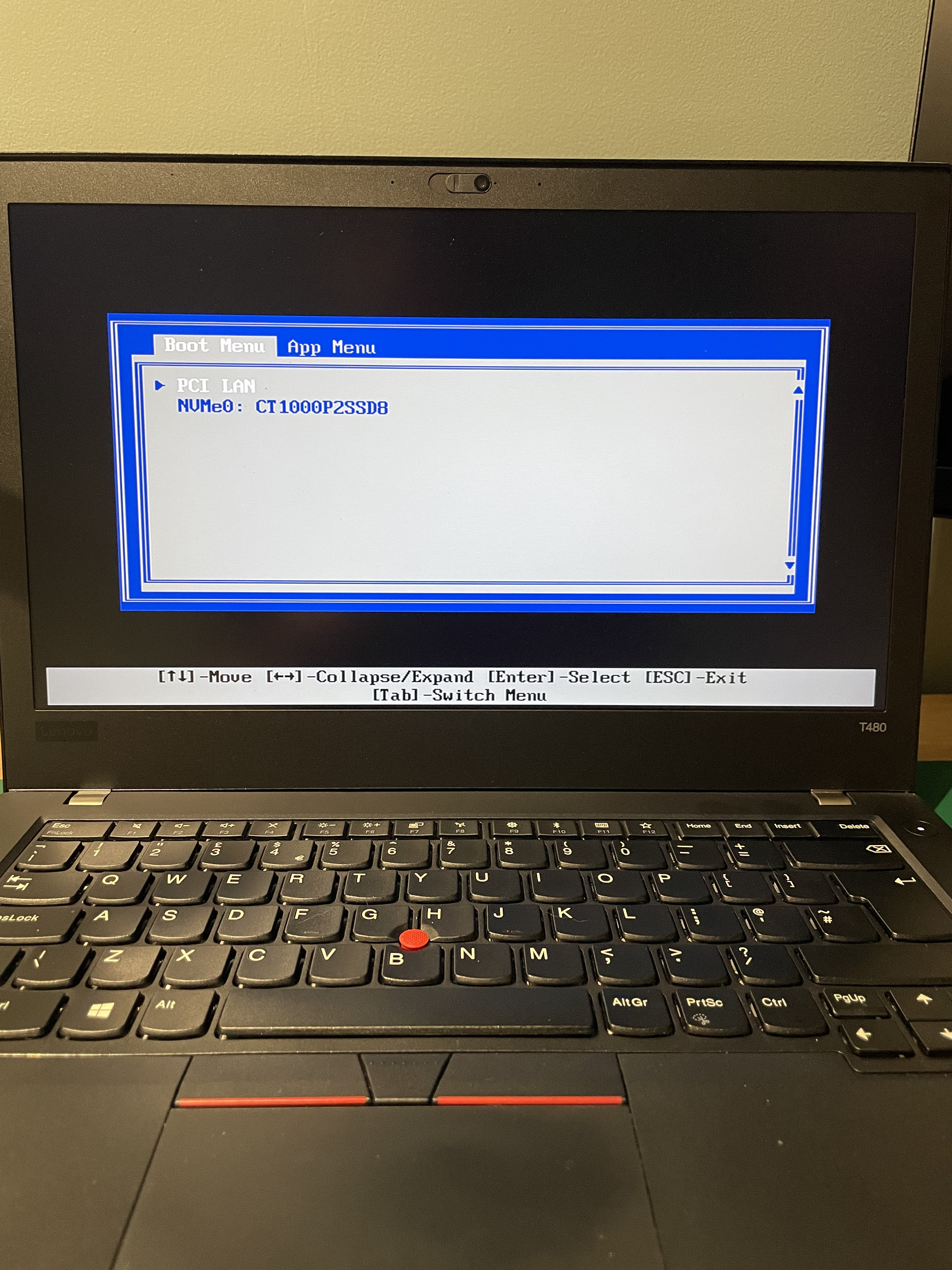 Lenovo ThinkPad T480 - Nie startuje po zmianie secure boot