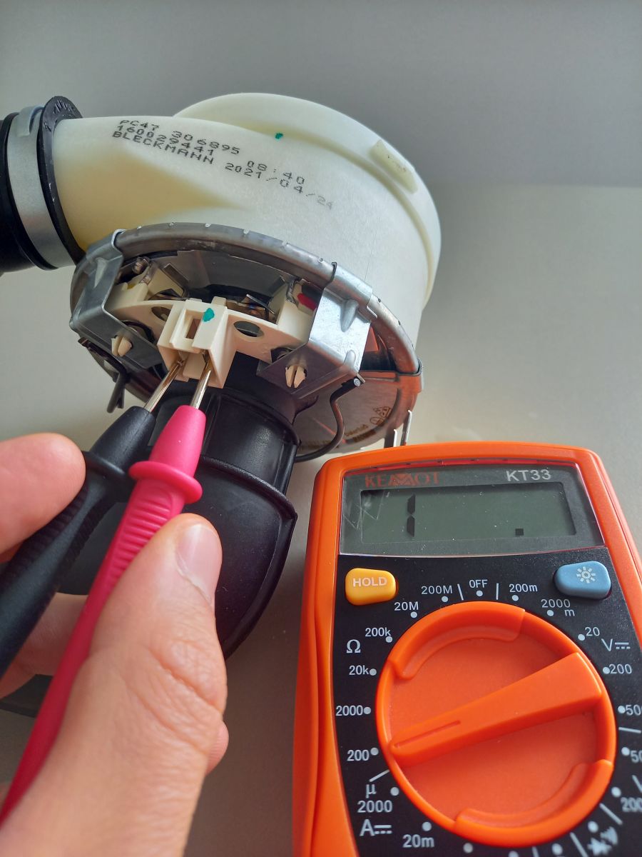 [Rozwiązano] Jak zmierzyć rezystancję grzałki Bleckmann PC47 z zmywarki ...