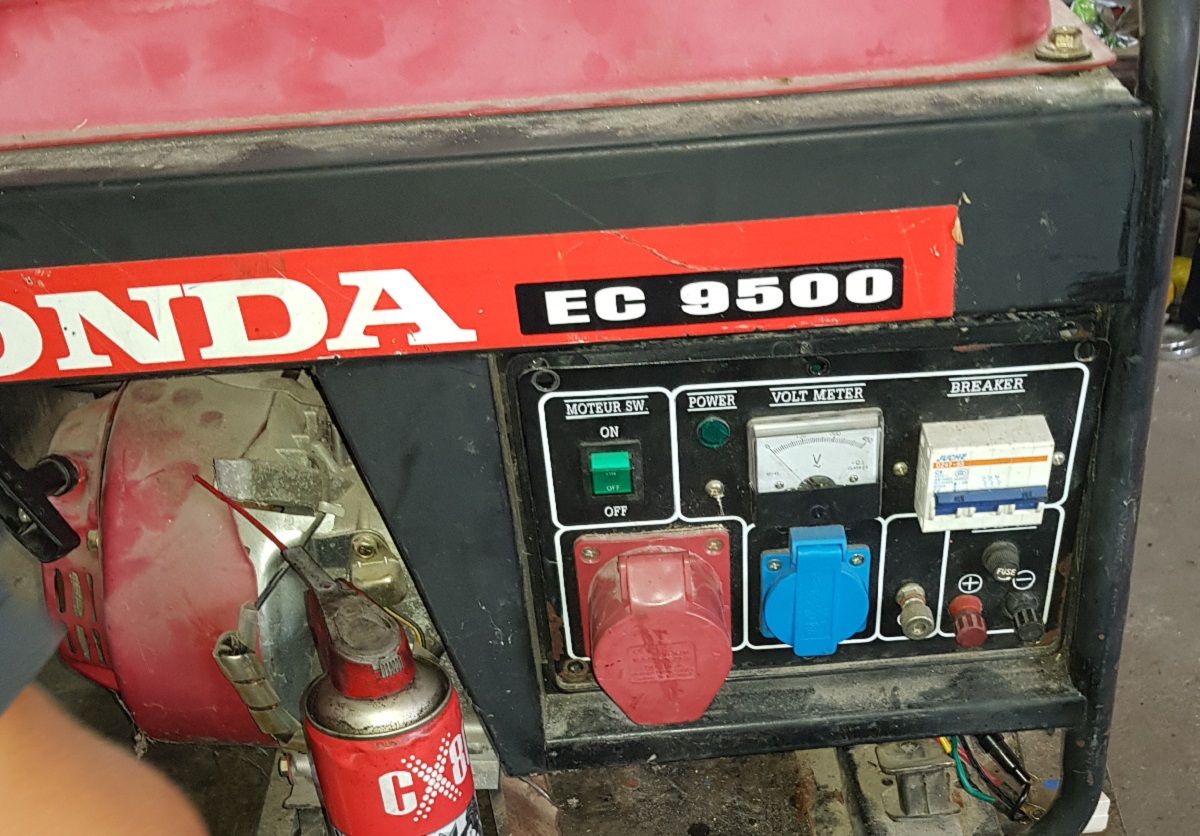 Agregat Honda EC 9500 typ HC40-250/BOT 9,5KW-380V, 2,8KW-230V