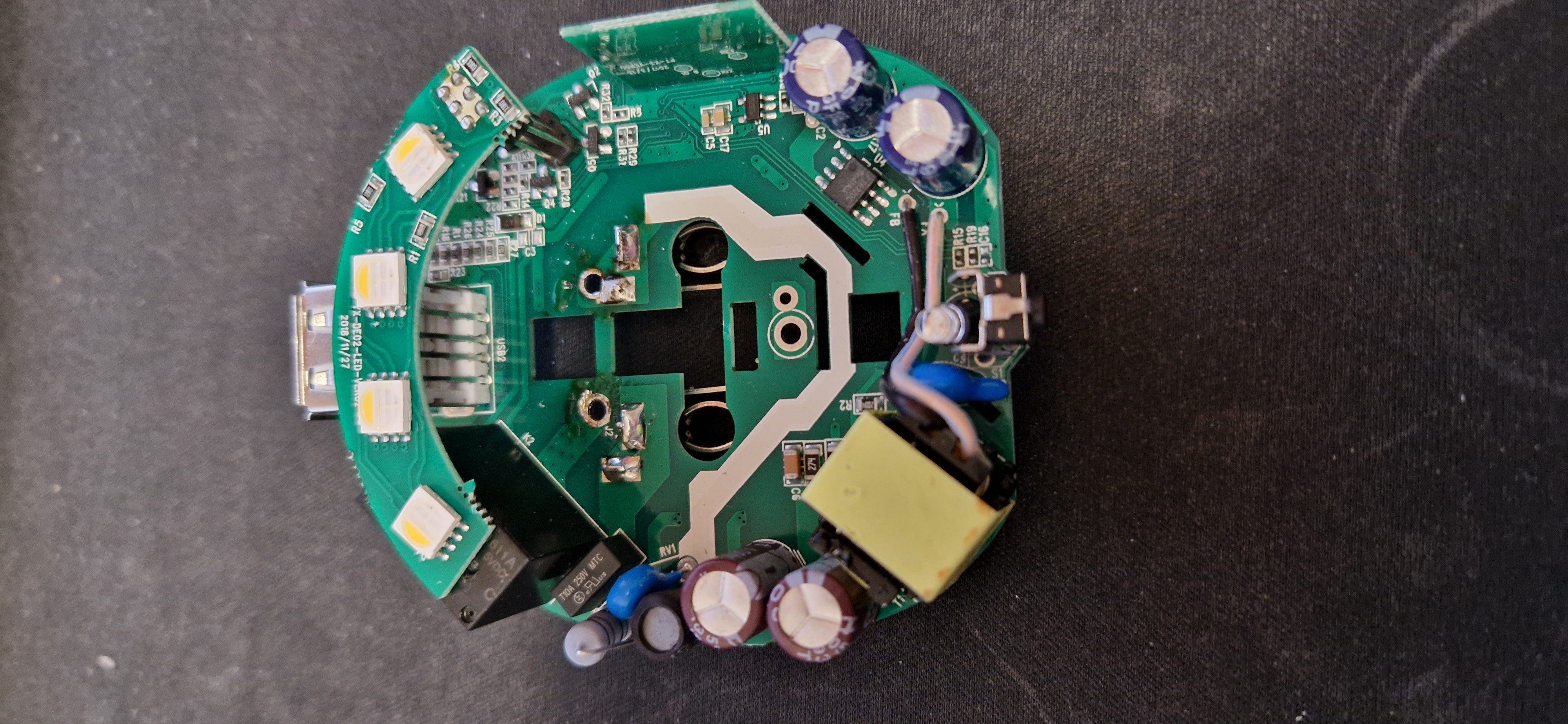 [TYWE2S/ESP8226] Smart plug with RGBW backlight MOKO TX-DE02 and USB ...