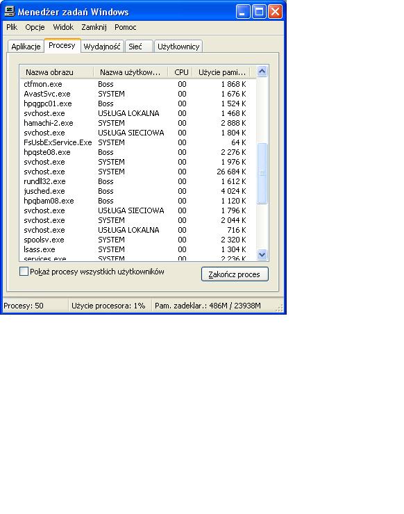 Windows XP SP3 - Jak bezpiecznie wyłączyć zbędne procesy systemowe?