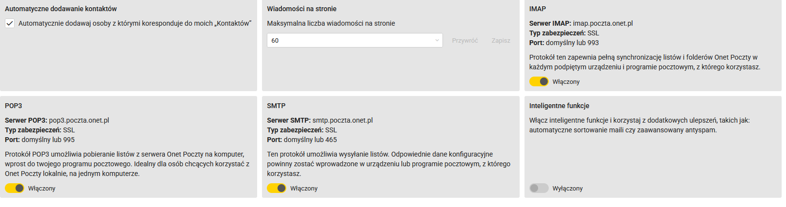 Ricoh nie wysyła email przez SMTP Onet.pl na portach 25, 587, 465 od 1 sierpnia 2024
