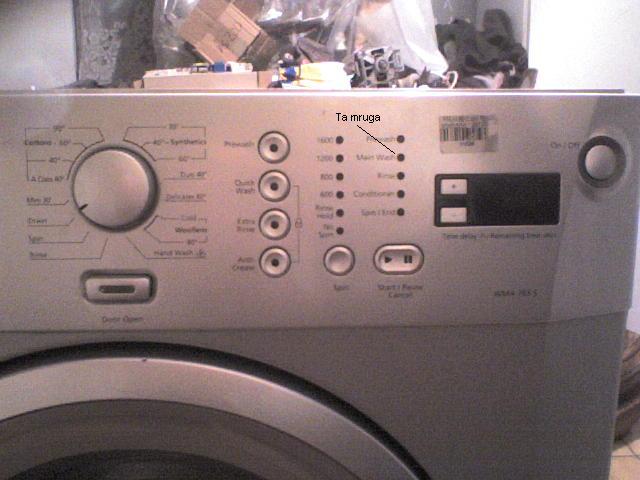 BEKO WMA 76S - mrugająca dioda Main Wash, pralka nie startuje
