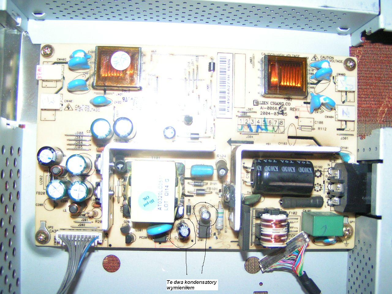 LG FLATRON L1915 SVM - monitor wyłącza się do stanu czuwania po chwili ...