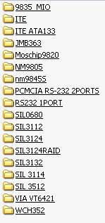 Nie widać dysku pod kontrolerem SATA VIA VT6421- sterowniki?