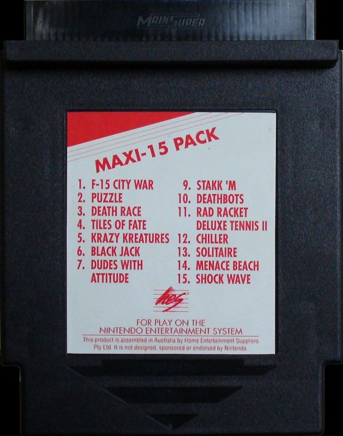 Maxi 15 multicart - nesdev.org