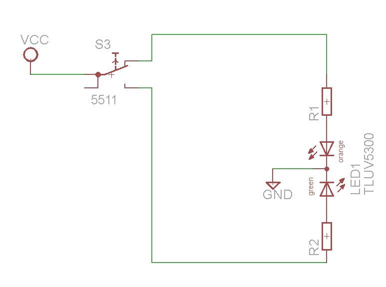 Podłączenie diody LED bicolor z przełącznikiem dwupozycyjnym - pytanie ...