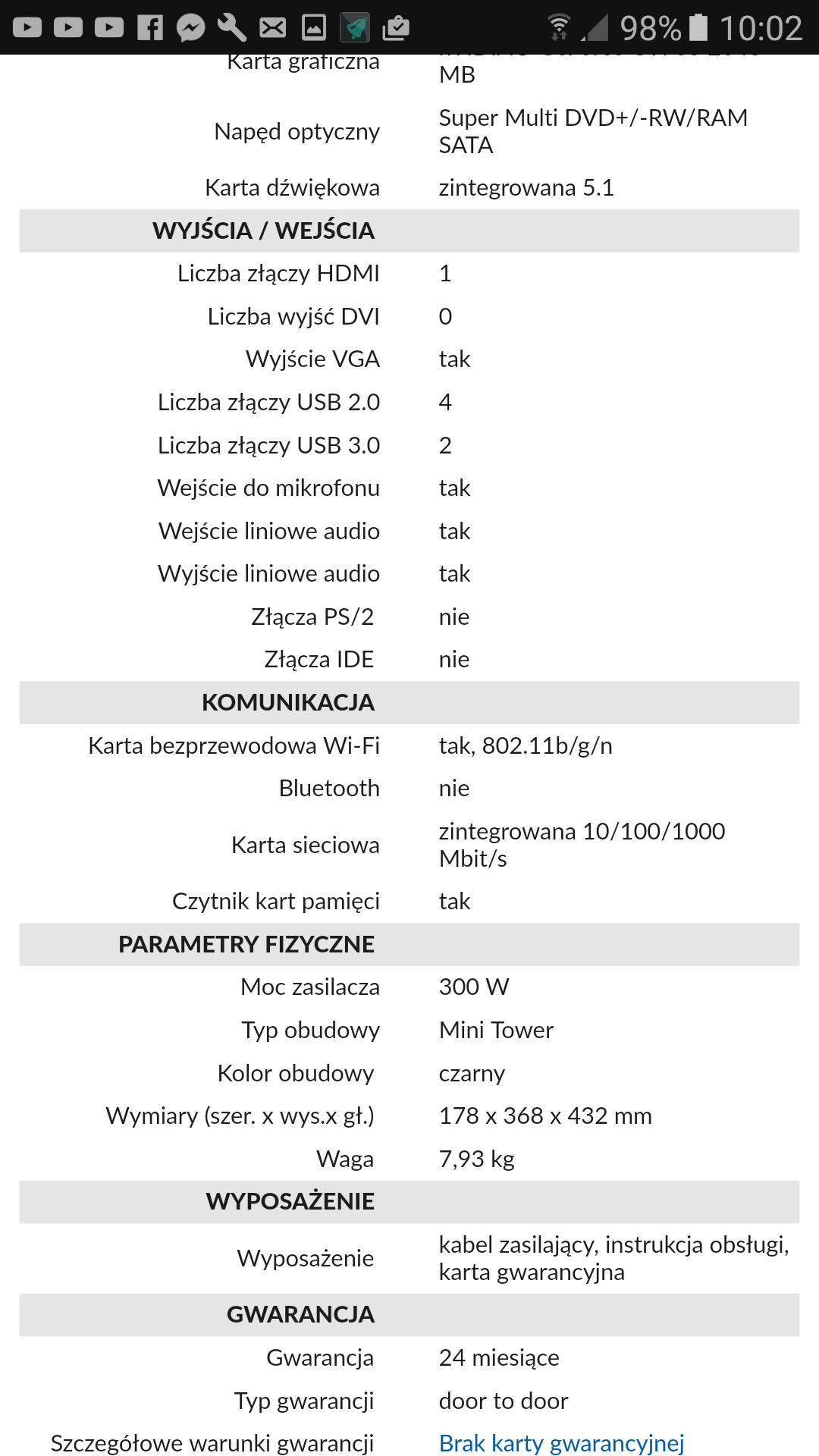 Wybór karty graficznej do płyty głównej Dell 088DT1 - GeForce GT 705 na ...