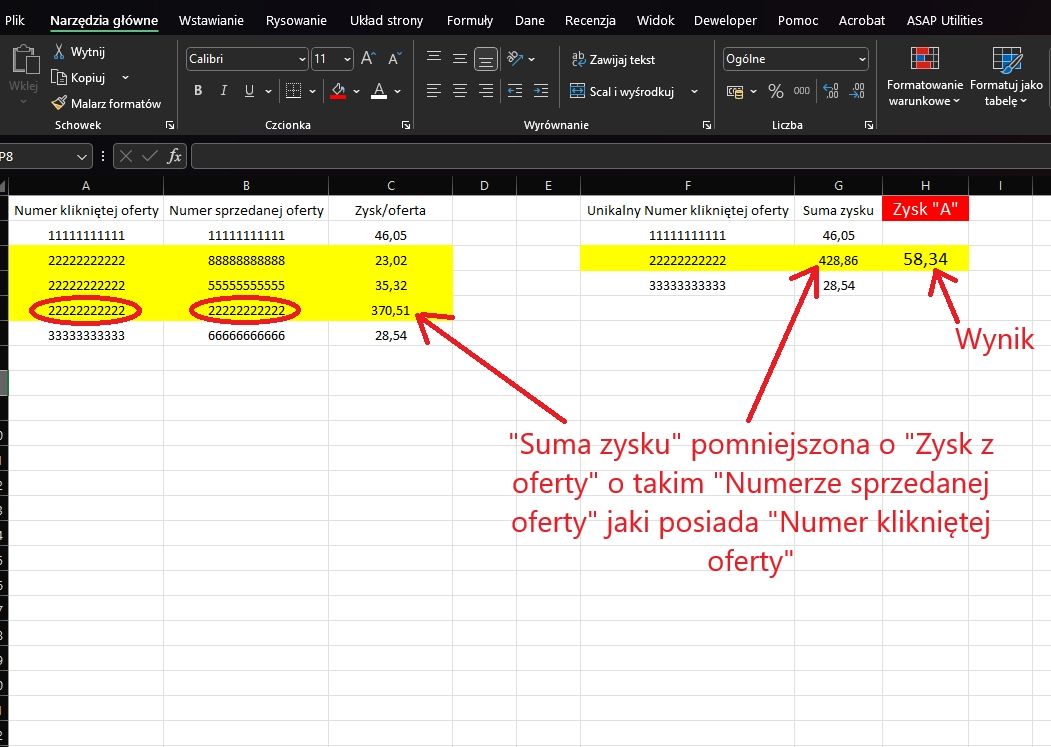 [Rozwiązano] Excel: Jak obliczyć Zysk A z warunkami – alternatywa dla ...