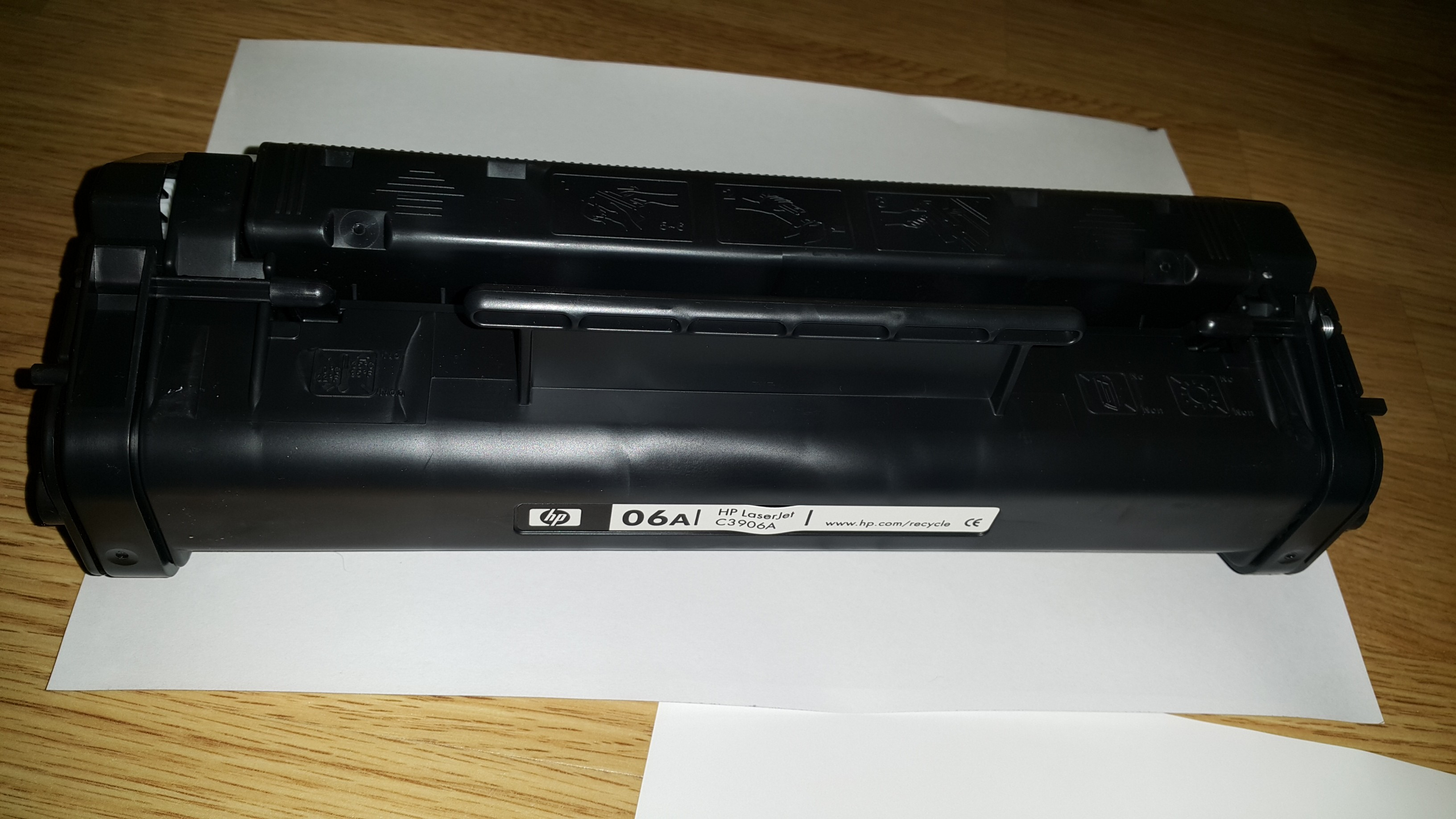 HP LaserJet 5L - Dwa nowe tonery - bardzo jasny wydruk