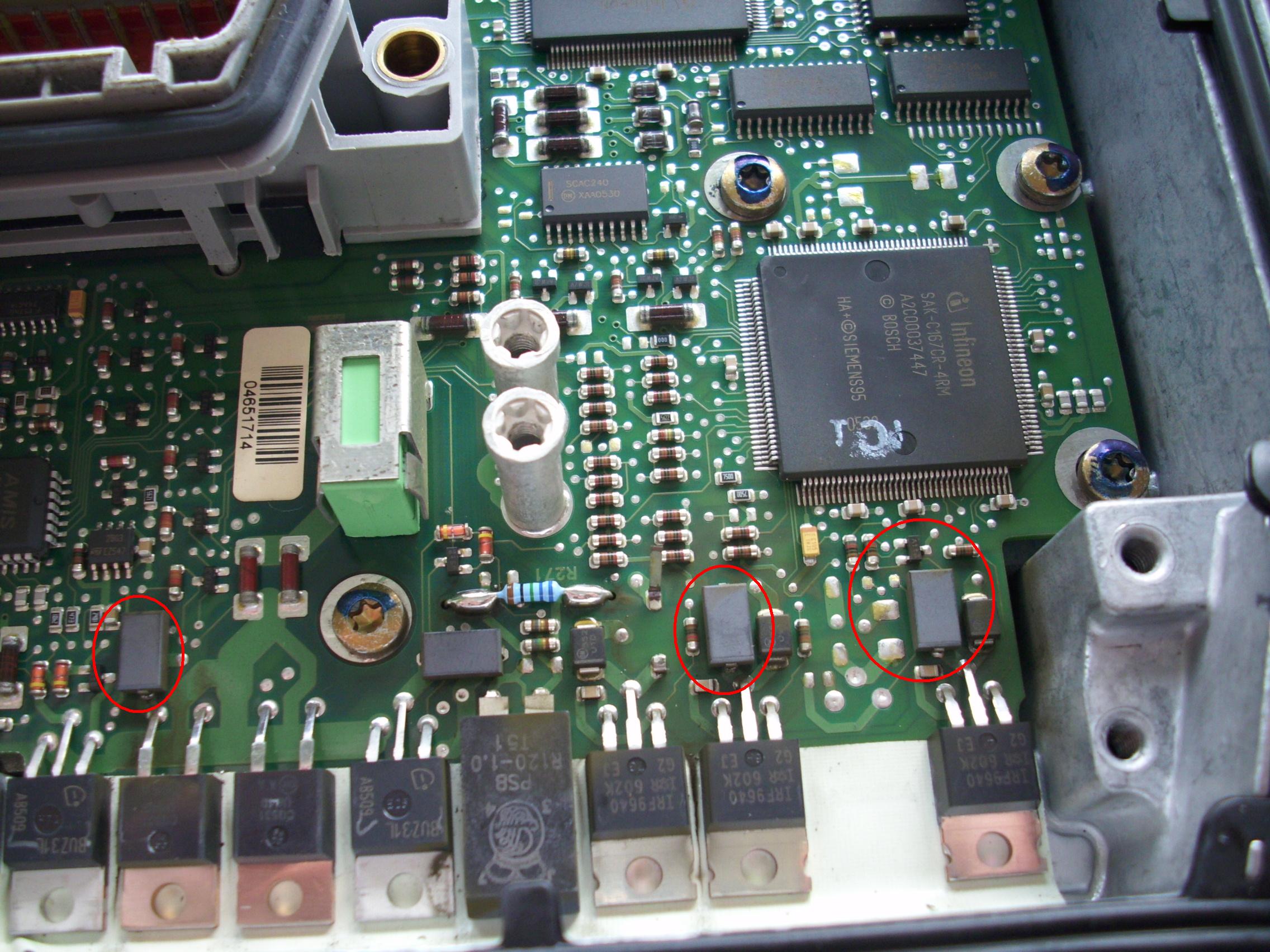 Jakie elementy w ECM International DTA530E 8,7L odpowiadają za błąd 425?