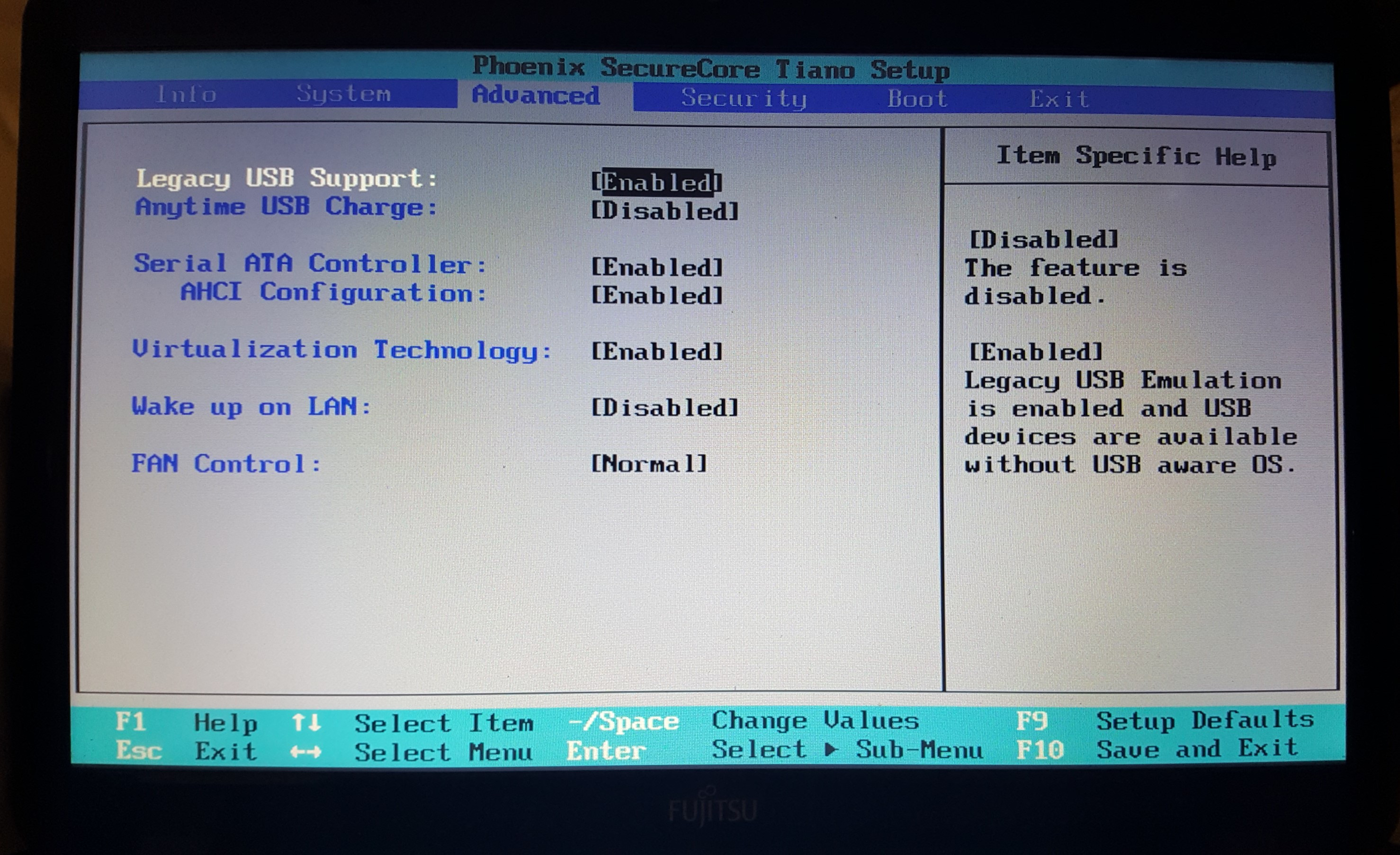 Fujitsu Lifebook AH531 - Boot menu jest puste, w BIOS boot priority ...