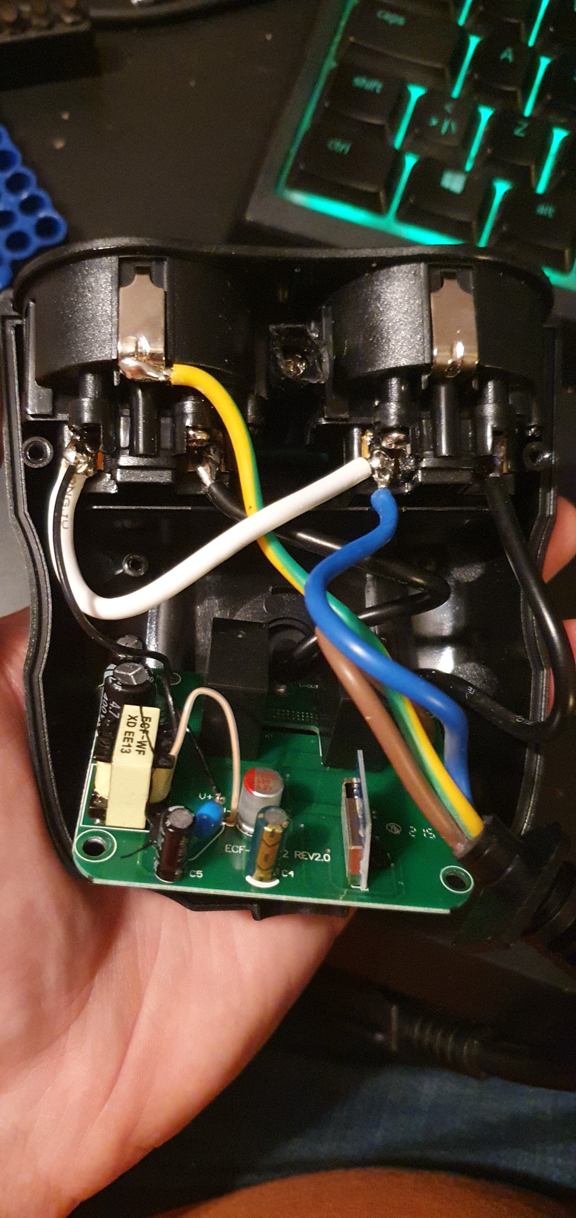 Dual smart plug outdoor 16A IP44 BK7231T ECF-SOP02