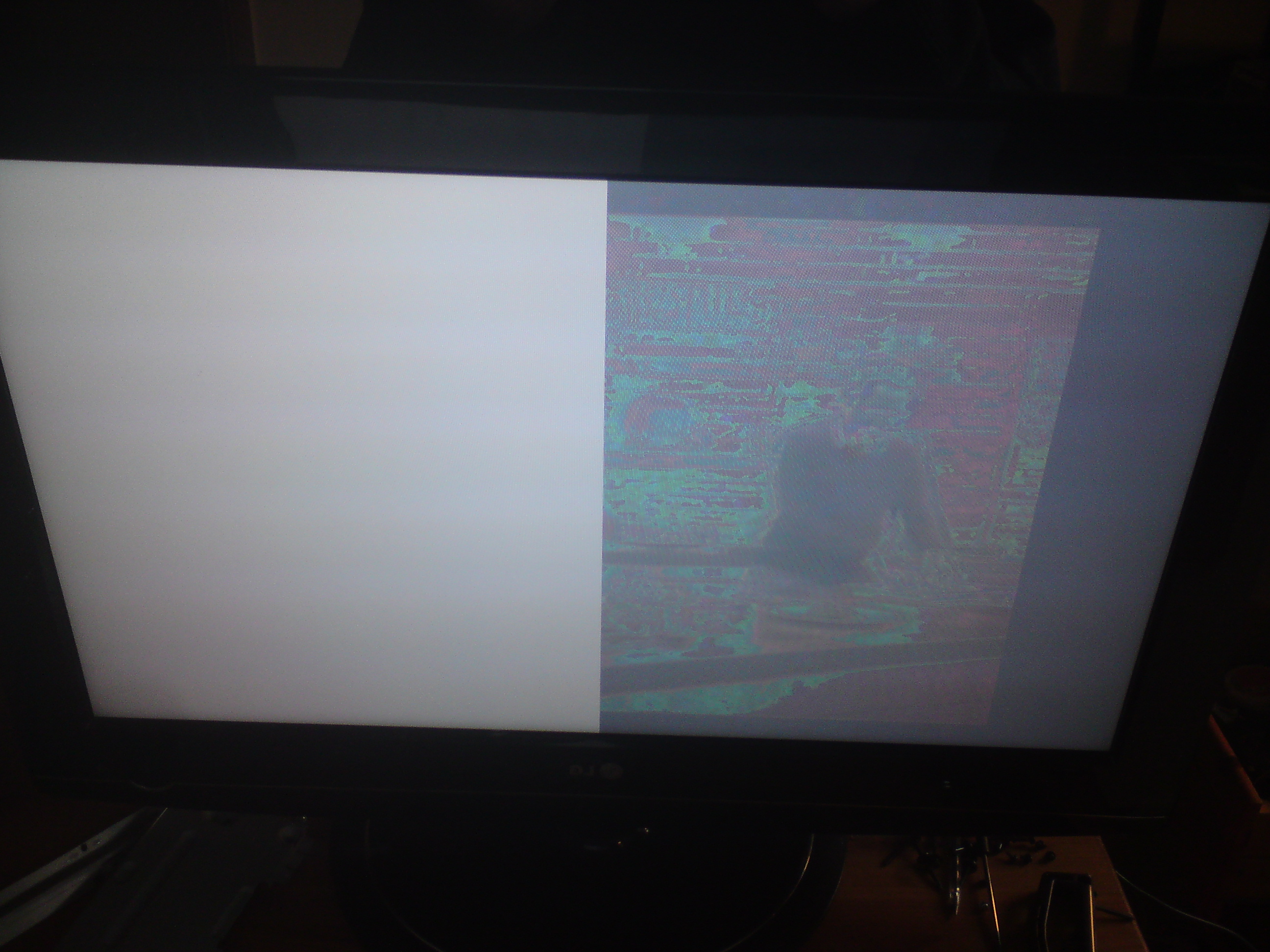 32LG5700-ZF LCD TV - Odwrócone kolory i linie po wymianie T-con i płyty ...