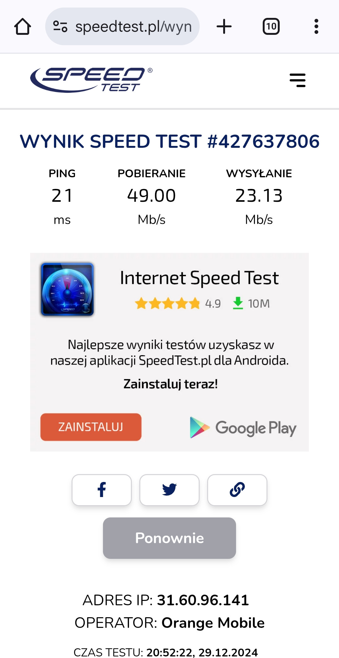 Wybór dostawcy mobilnego internetu do gier online. Orange?