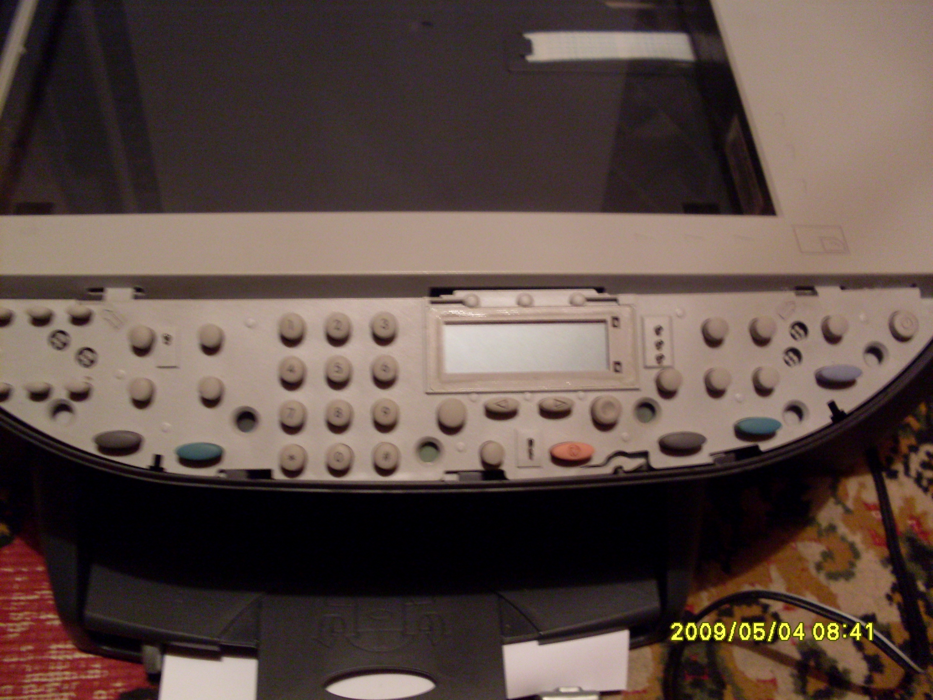 Hp Officejet 6110 - jak zdjąć pokrywę skanera bez uszkodzeń?