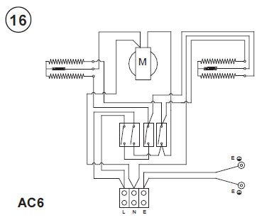 Jak rozdzielić zasilanie na dwie fazy? DIMPLEX AC6N.