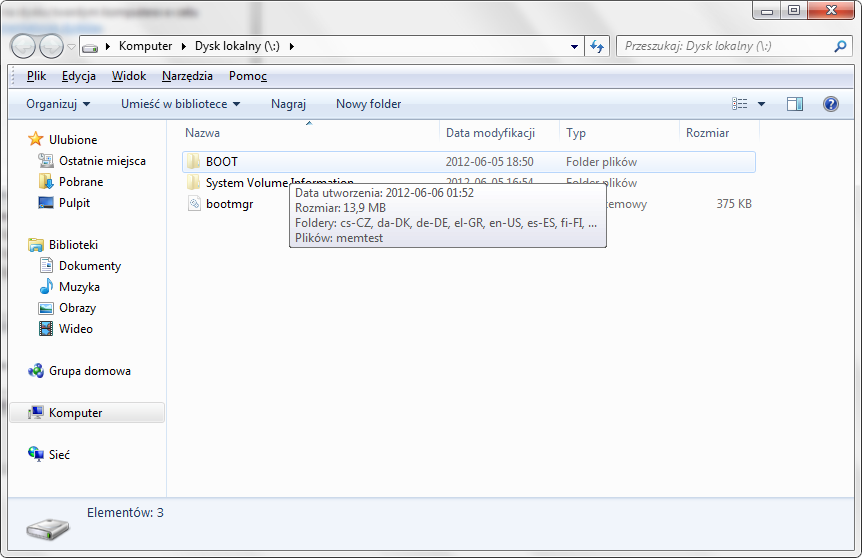 Nowy, nieznany dysk na liście podczas defragmentacji - co to może być?
