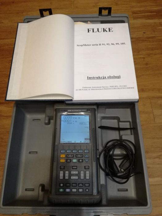 Oscyloskop FLUKE 105B - szukam instrukcji obsługi PL