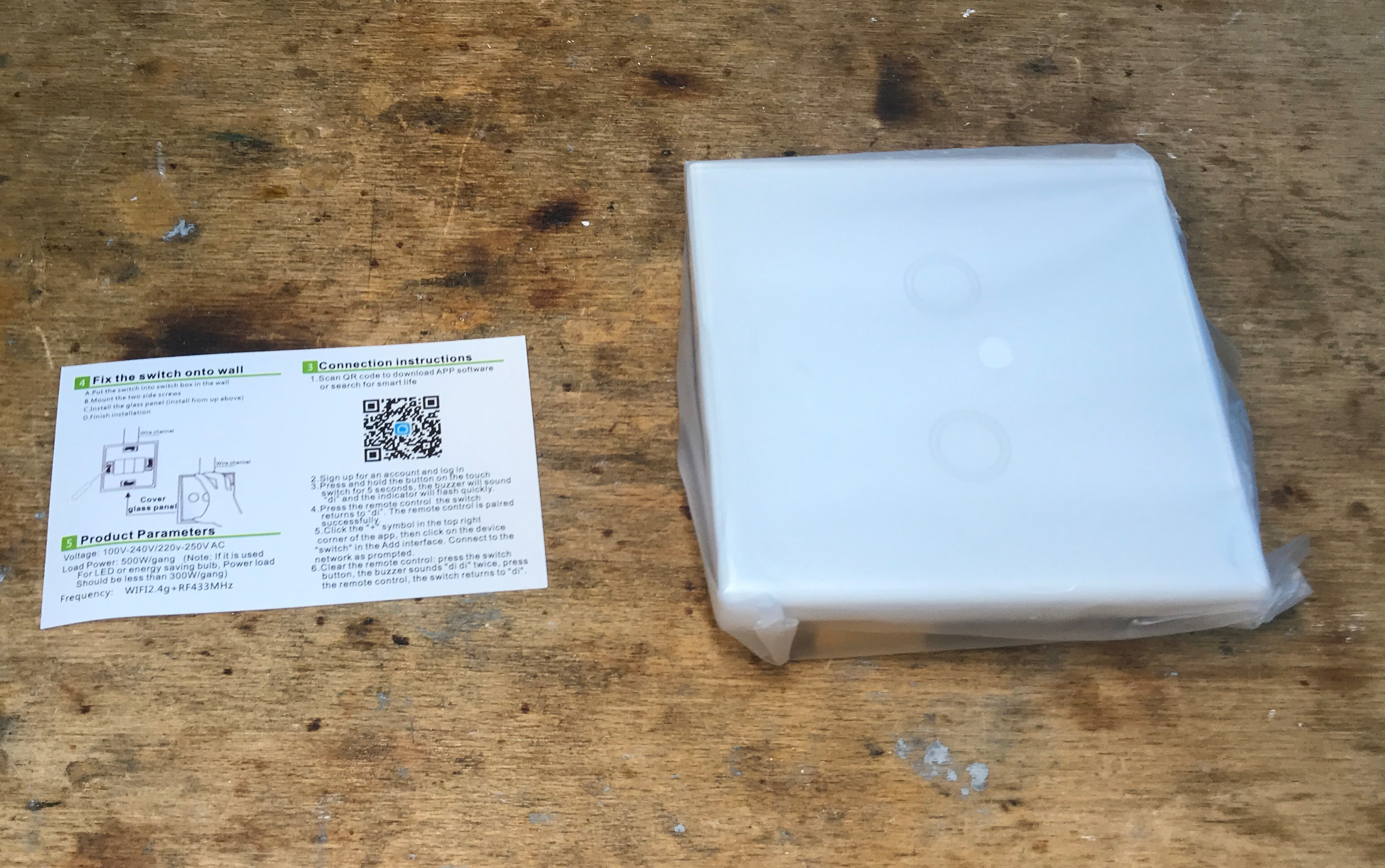 [ESP8285/TYWE3S] Light switch with WiFi/RF Appio 9605 (no neutral ...