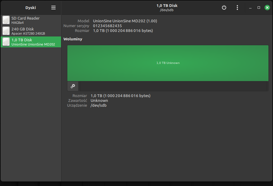 Dysk SSD PCIe NVMe nie jest wykrywany na Linux Mint i Windows 11